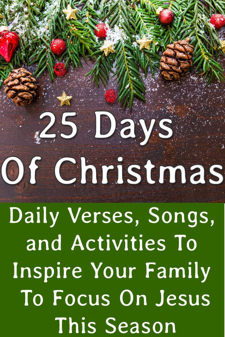 25 Days of Christmas - Scriptures List | Pile of Pates